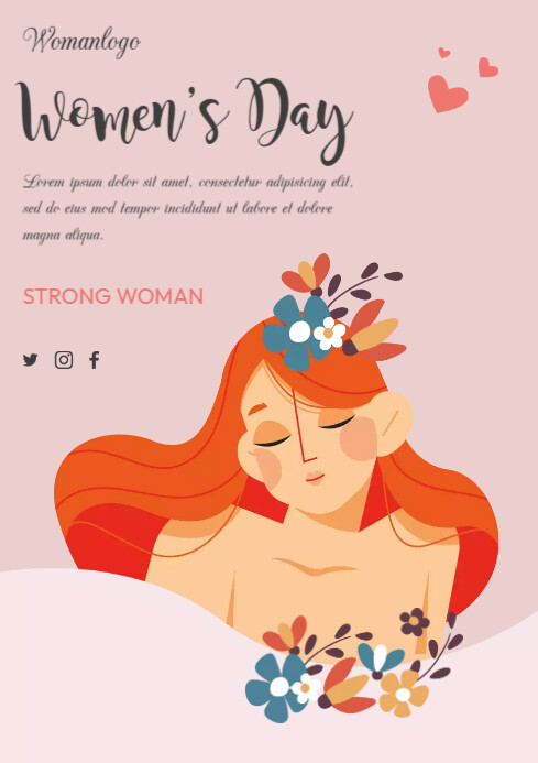 Women's Day Card Template | PosterMyWall