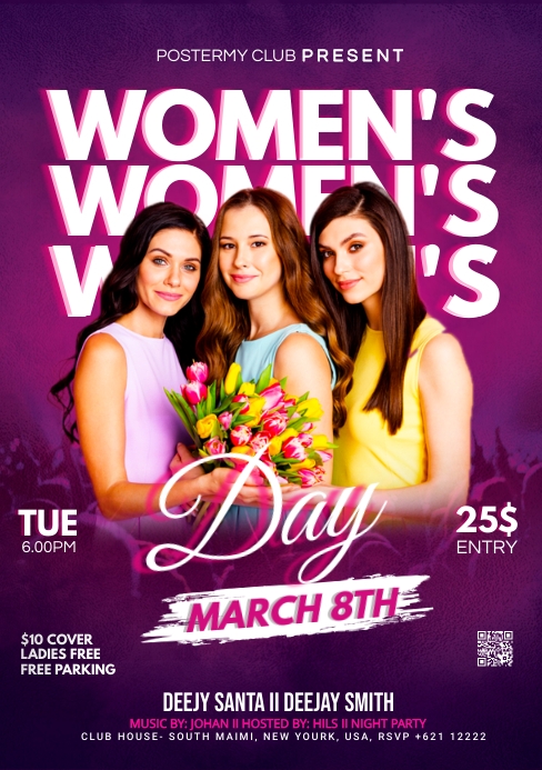Women's Day Celebration flyer Template | PosterMyWall