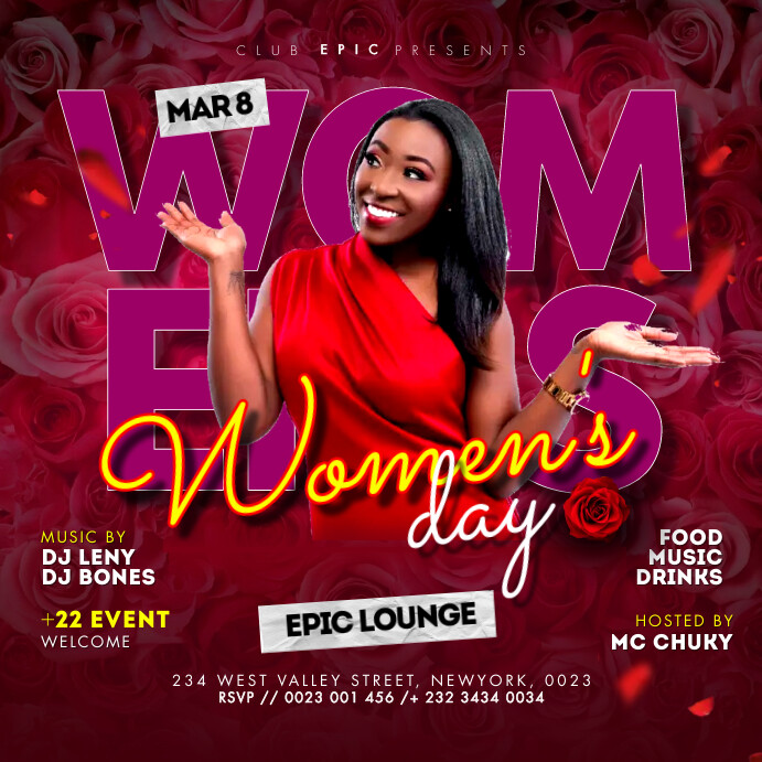 Women's day celebration instagram post Template | PosterMyWall
