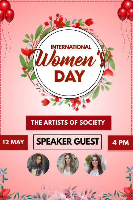 Women's Day Conference Poster Template | PosterMyWall