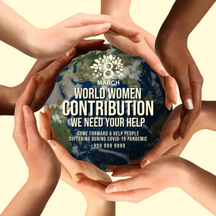 Copy of Women's Day Contribution 2021 Template | PosterMyWall