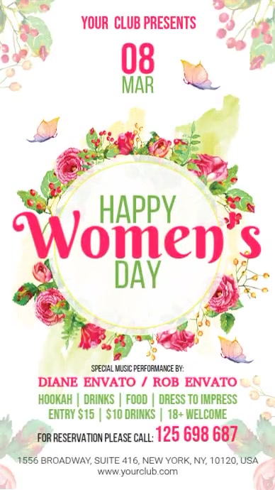 Women's Day Template | PosterMyWall