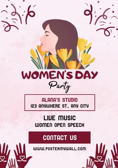 Women's Day Template | PosterMyWall