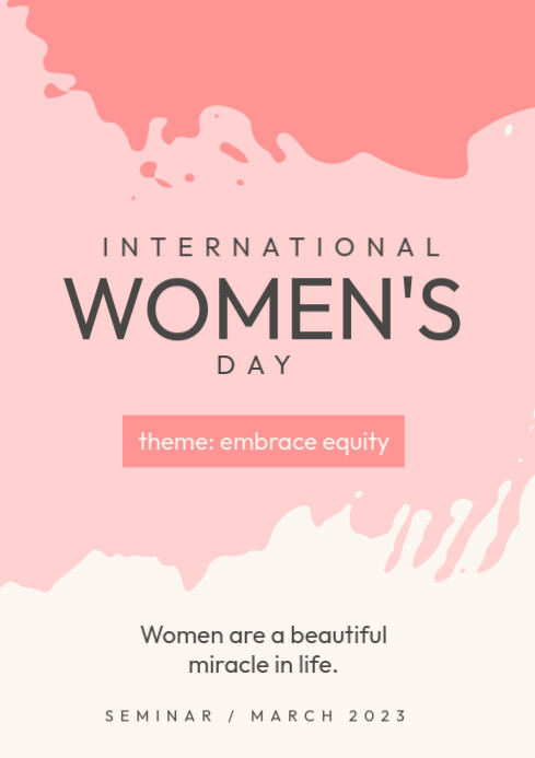 Women's Day Template | PosterMyWall