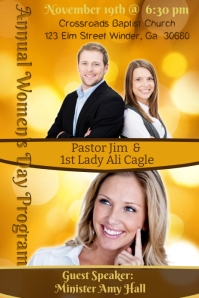 Women's Day Program Template | PosterMyWall