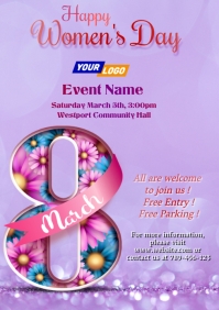 Women's Day event poster design Template | PosterMyWall