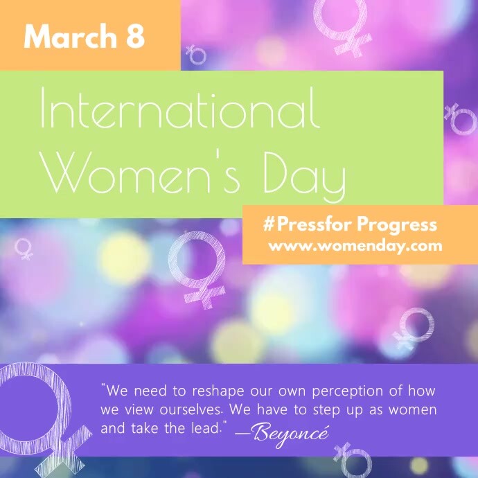 Women's Day Event Square Video Template | PosterMyWall