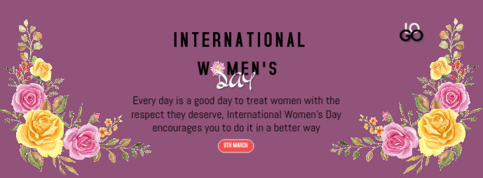 WOMEN'S DAY facebook cover Template | PosterMyWall
