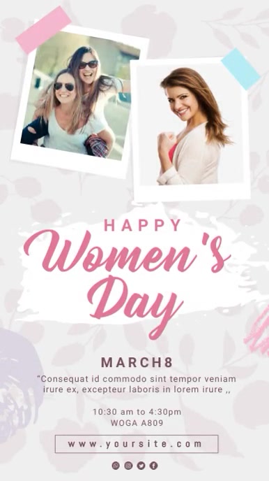 Women's Day Instagram Reels Design Template | PosterMyWall