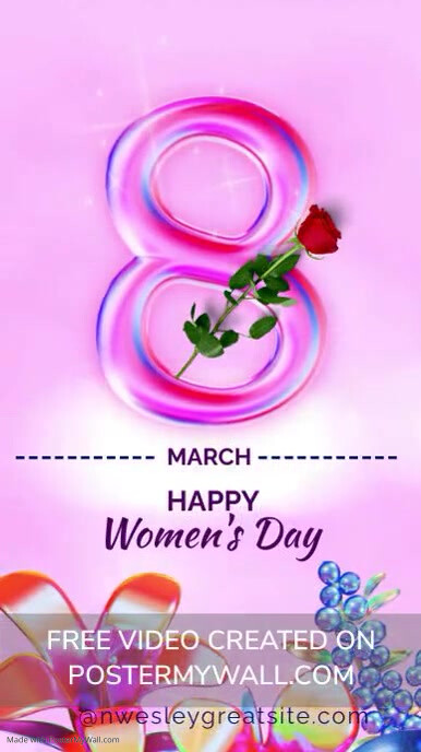 Women's Day Instagram Story Video Template | PosterMyWall