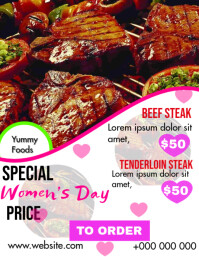 118+ Free Templates for 'Women's day menu' | PosterMyWall