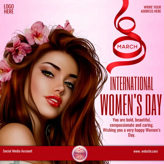 Copy of Women's Day message | PosterMyWall