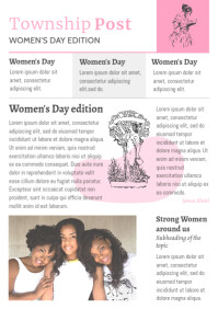Conventional Newspaper Layout Template | PosterMyWall