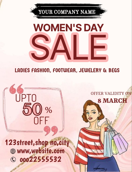women's day offer Template | PosterMyWall