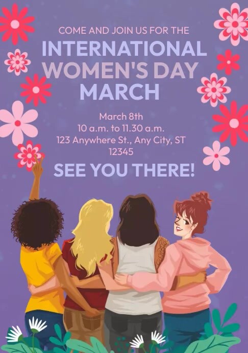 Women's Day Party Template | PosterMyWall