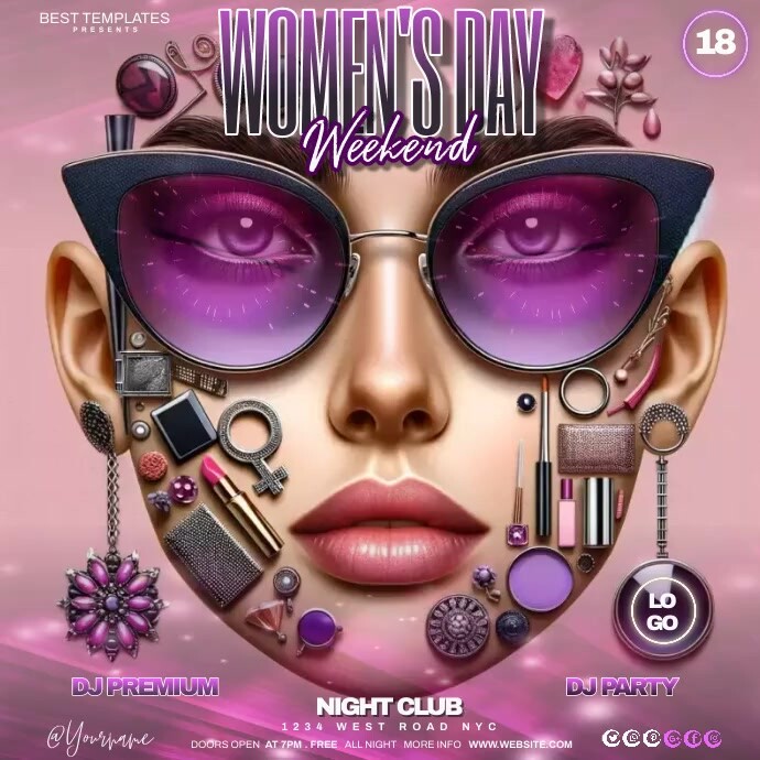 women's day party design template | PosterMyWall