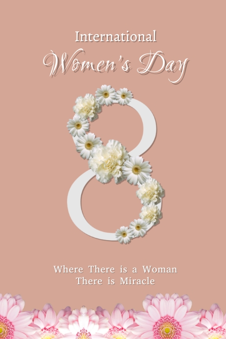 Women's Day Poster Template | PosterMyWall