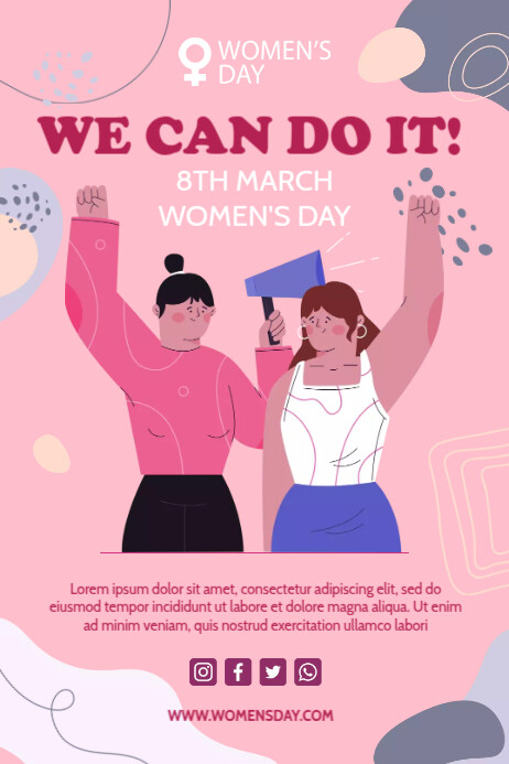 Copy of Women's Day Poster | PosterMyWall