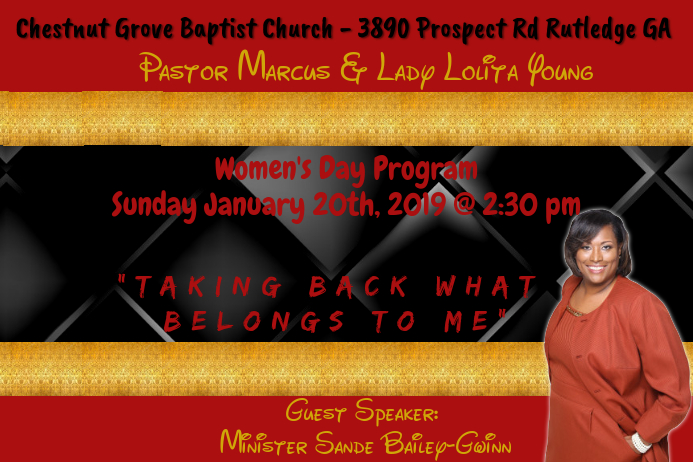 Copy of Women's Day Program Flyer | PosterMyWall