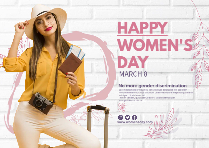 Women's Day Promotional Ads Template | PosterMyWall