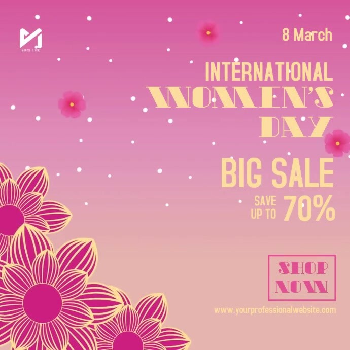 Women's Day Sale Ad Template | PosterMyWall