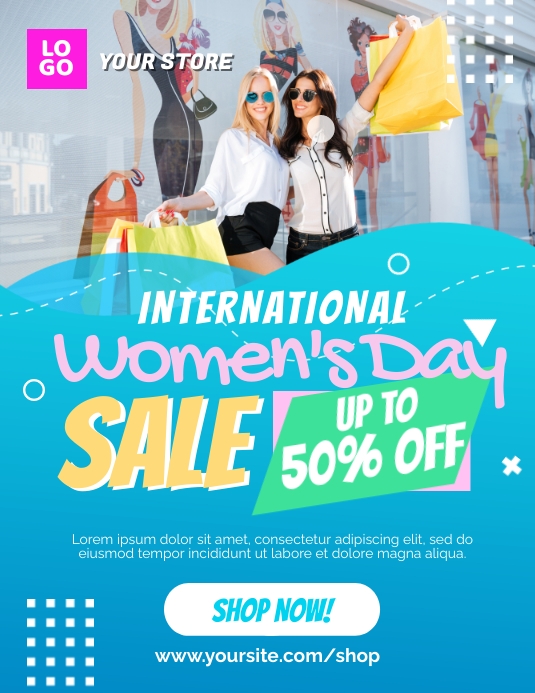 Women's Day Sale Flyer Template | PosterMyWall