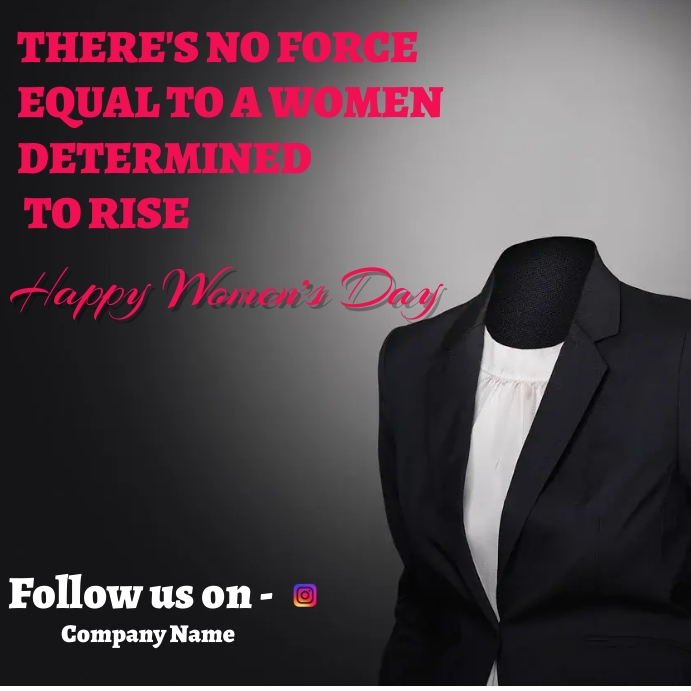 Women's day social media post Template | PosterMyWall