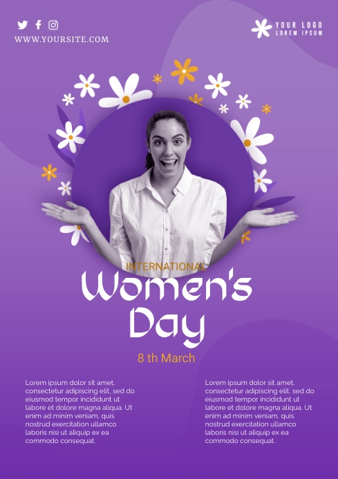 WOMEN'S DAY TEMPLATE | PosterMyWall