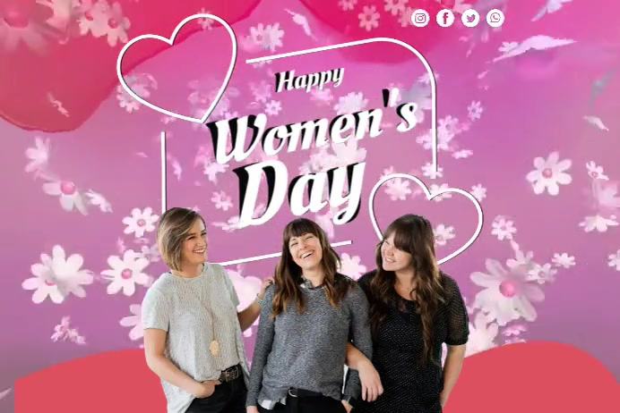 Women's Day Video Template | PosterMyWall