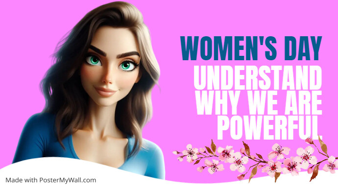 Women's day youtube thumbnail Template | PosterMyWall