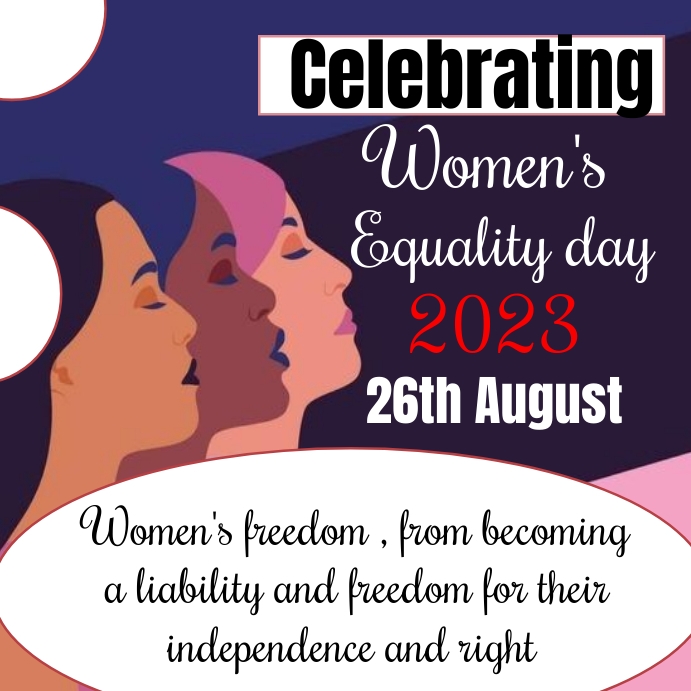 Copy of Women's equality day | PosterMyWall