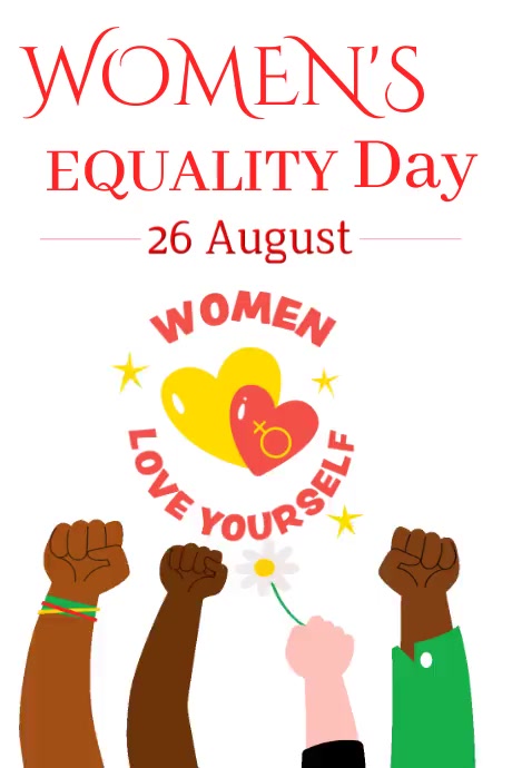 Plantilla de Women's equality day | PosterMyWall