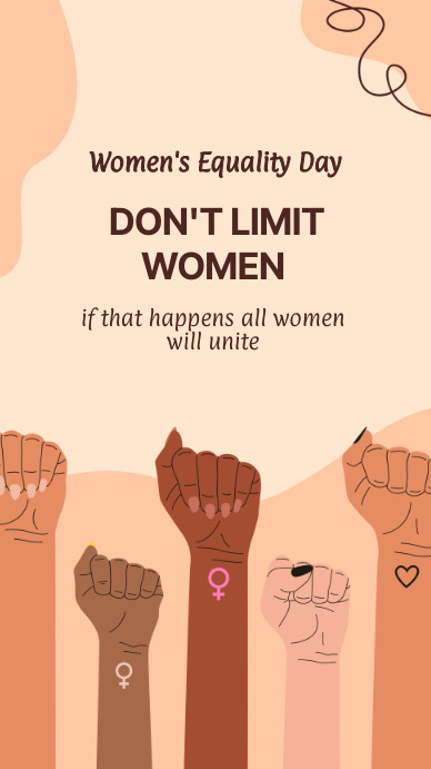 Women's Equality day Template | PosterMyWall