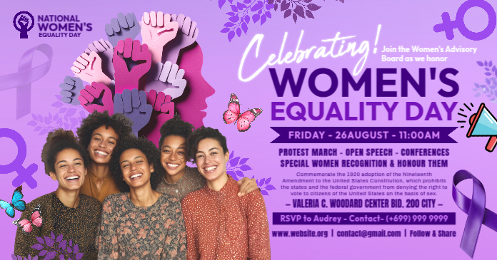 Women's Equality Day Post Template | PosterMyWall