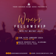 Women's Fellowship Template | PosterMyWall