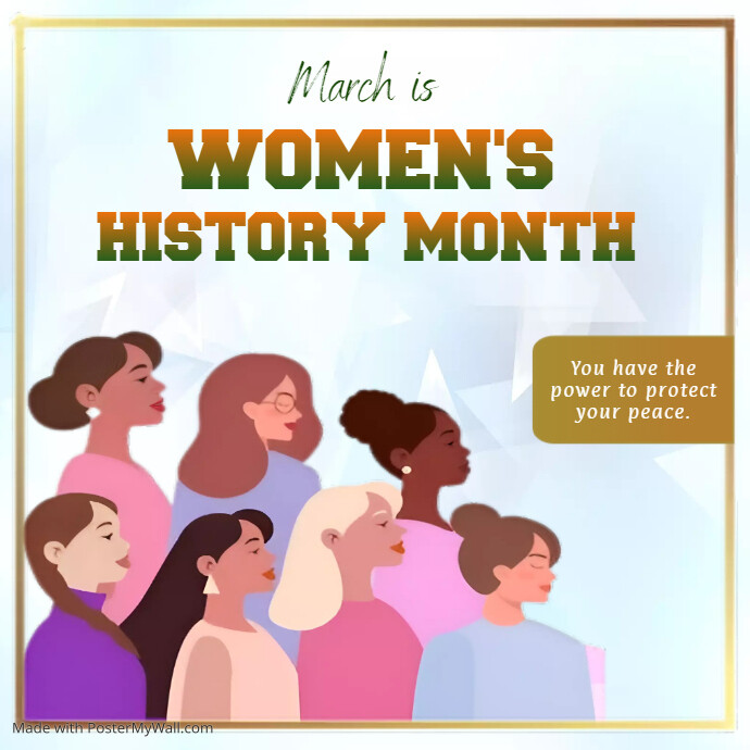 Women's History Month 4 Template | PosterMyWall