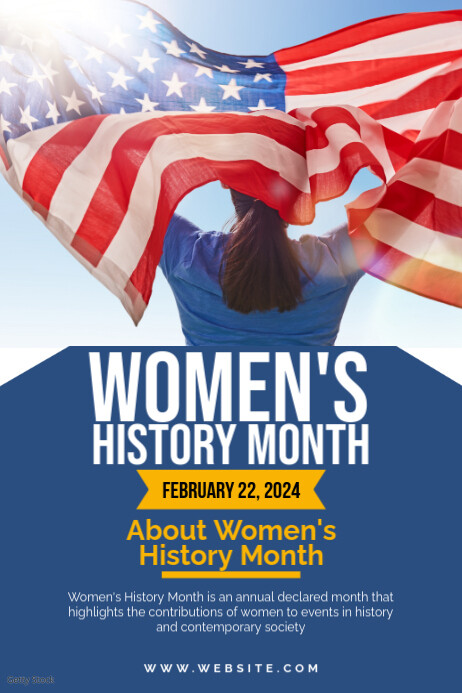 Women's History Month Banner (1) Template | PosterMyWall