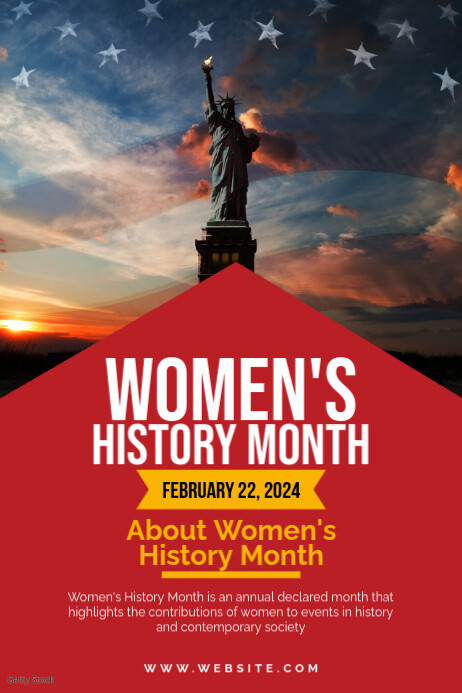 Women's History Month Banner Template | PosterMyWall