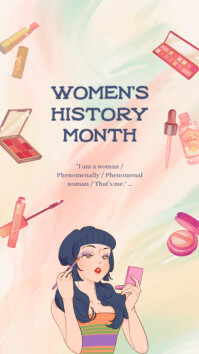 womens history month tiktok instagram Template | PosterMyWall