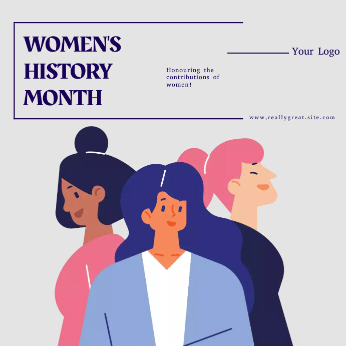 Women's history month Template | PosterMyWall