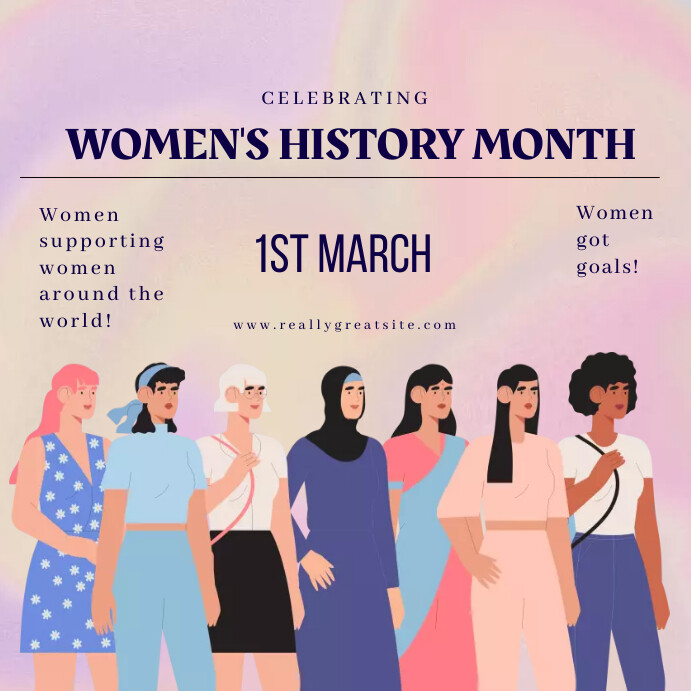 Women's history month Template | PosterMyWall