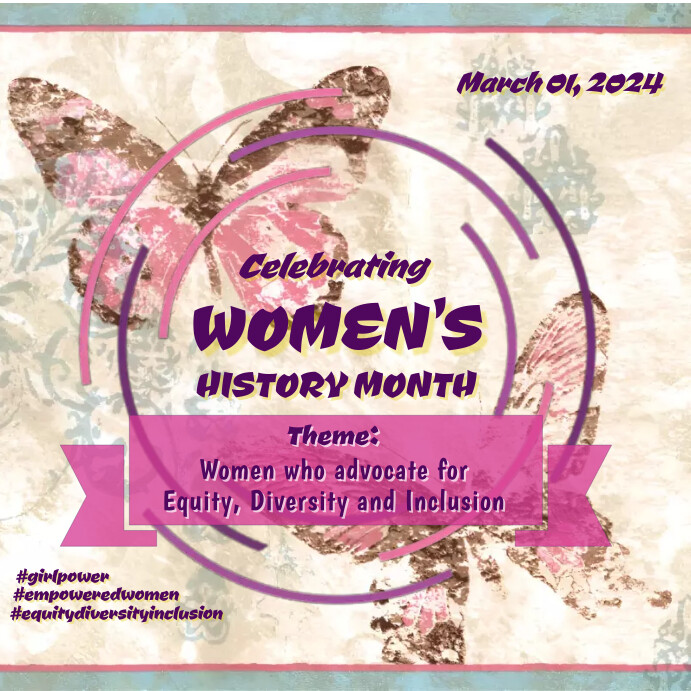 Women's History Month Template | PosterMyWall