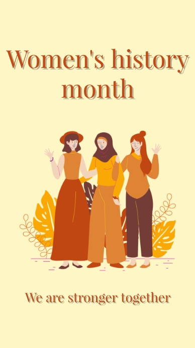 Women's history month Template | PosterMyWall