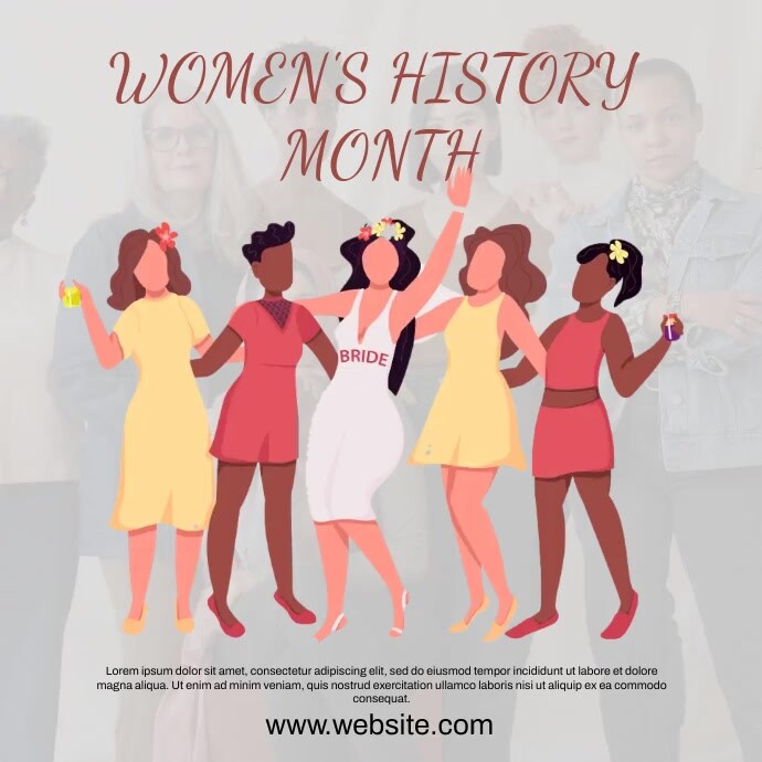 Women's History Month Template | PosterMyWall