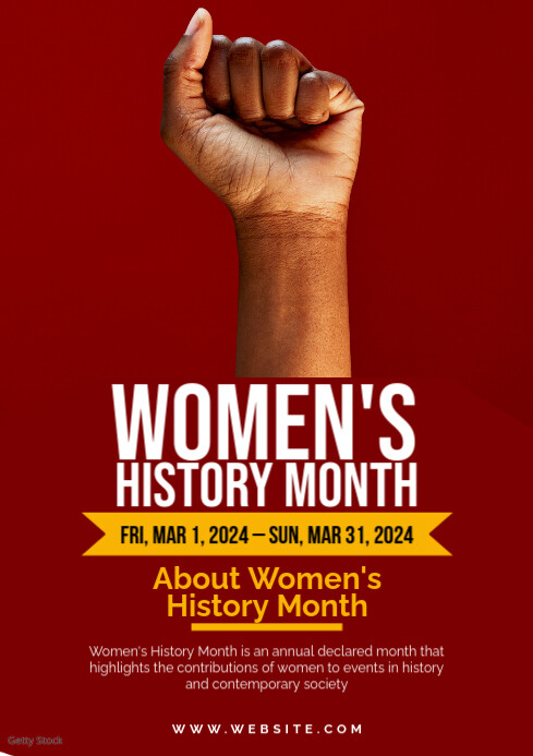 Women's History Month Flyer Template | PosterMyWall