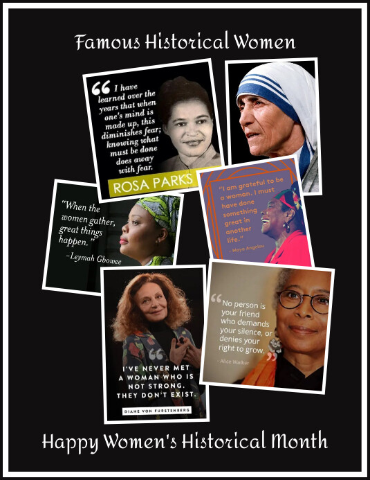 Copy of women's history month flyer | PosterMyWall