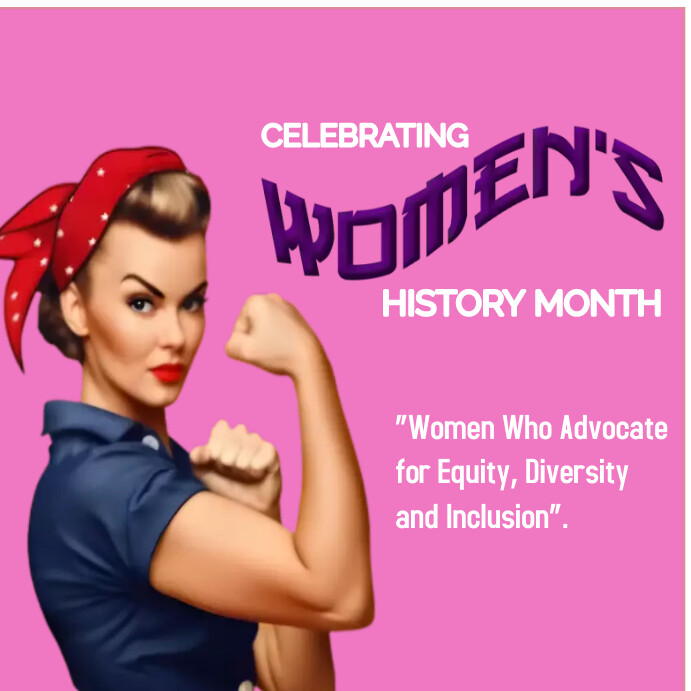 Women's History Month flyer Template | PosterMyWall