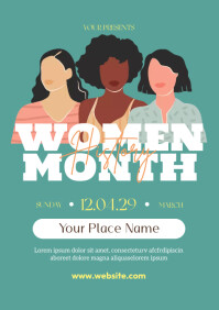 Women's History Month Flyer Template | PosterMyWall