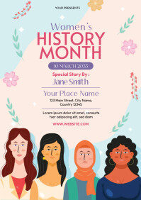Women's History Month Flyer Template | PosterMyWall