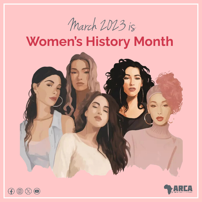 women's history month instagram post design Template | PosterMyWall